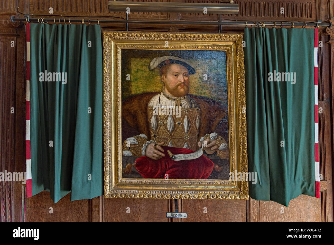 Portraits of Royalty - Hever Castle Stock Photo - Alamy