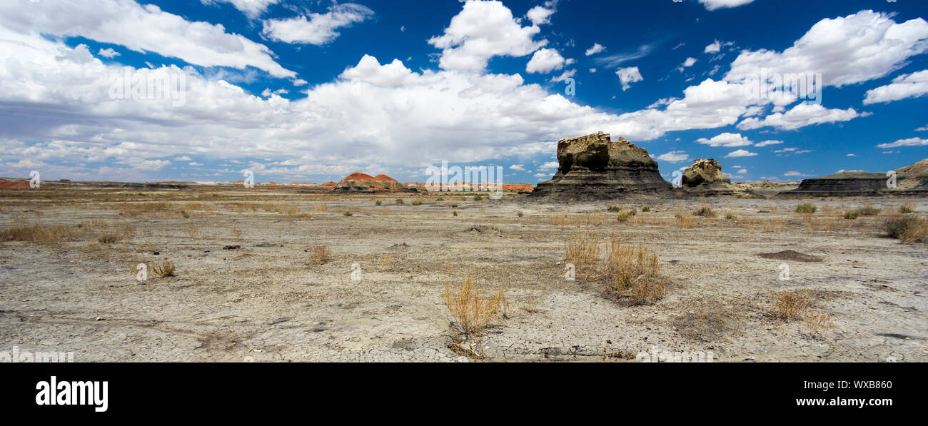 panorama rock desert landscape in northern New Mexico Stock Photo - Alamy