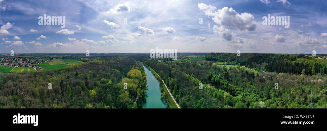 The Iller from above Stock Photo - Alamy