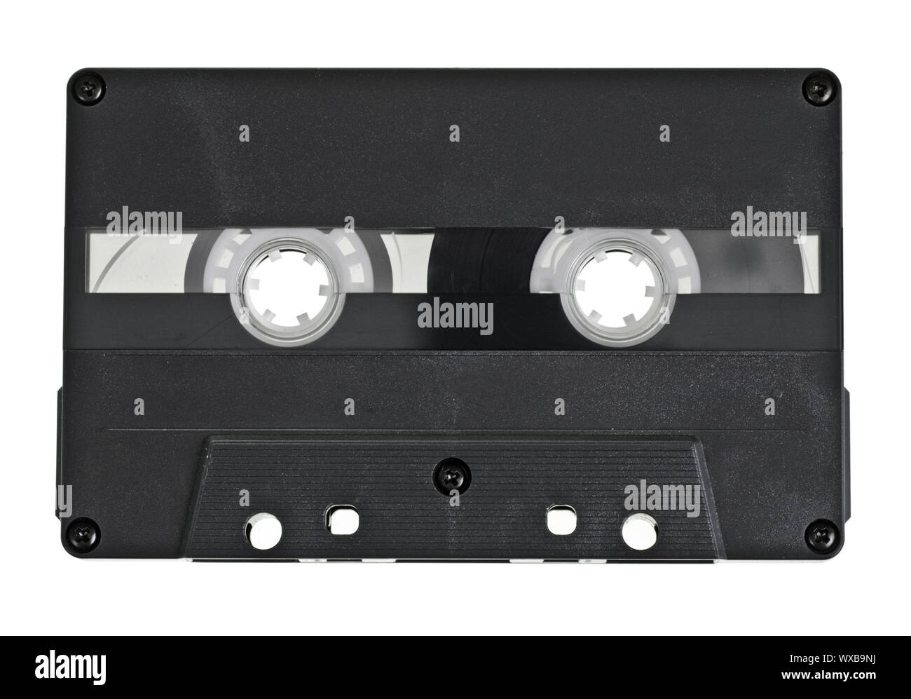 Vintage Compact Cassette on white background Stock Photo - Alamy