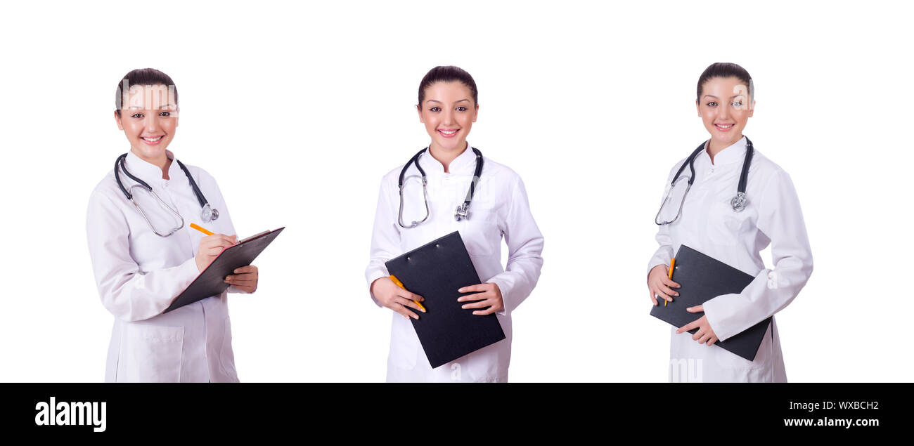 Female doctor document case hi-res stock photography and images - Alamy
