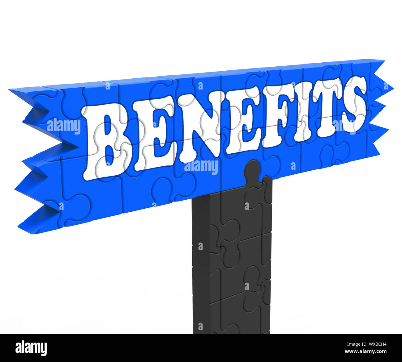 Benefits Showing Bonus Perks Compensation Award Or Rewards Stock Photo ...