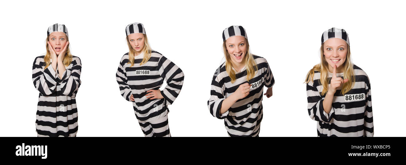 Female jail inmate Cut Out Stock Images & Pictures - Alamy