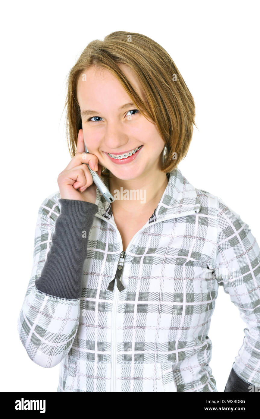 Teen Talking On Cell Phone
