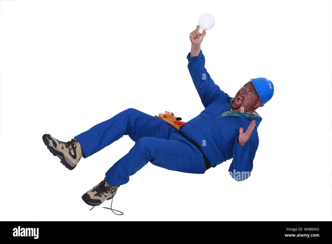 Free falling man falling out hi-res stock photography and images - Alamy