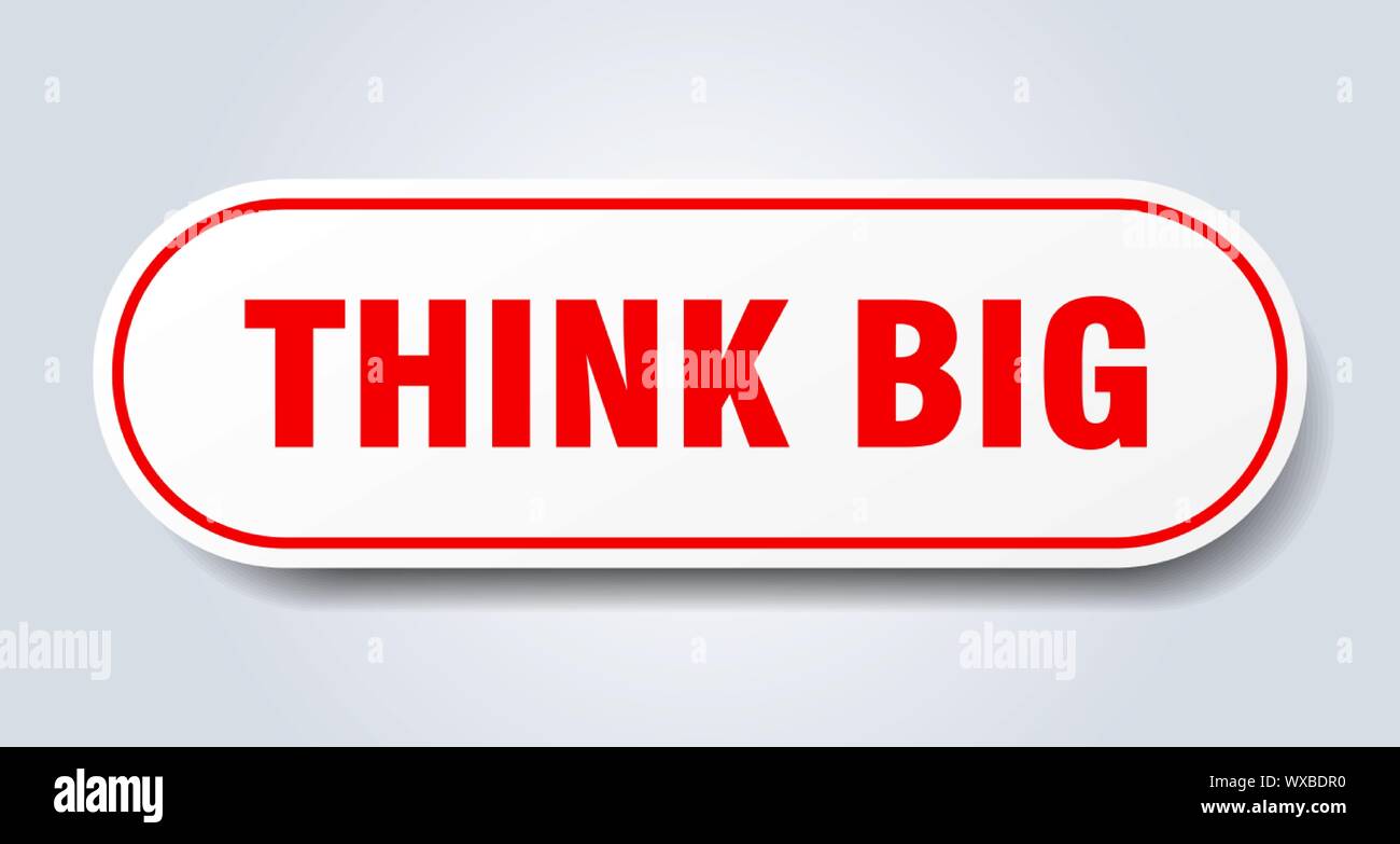 Think big red square Stock Vector Images - Alamy