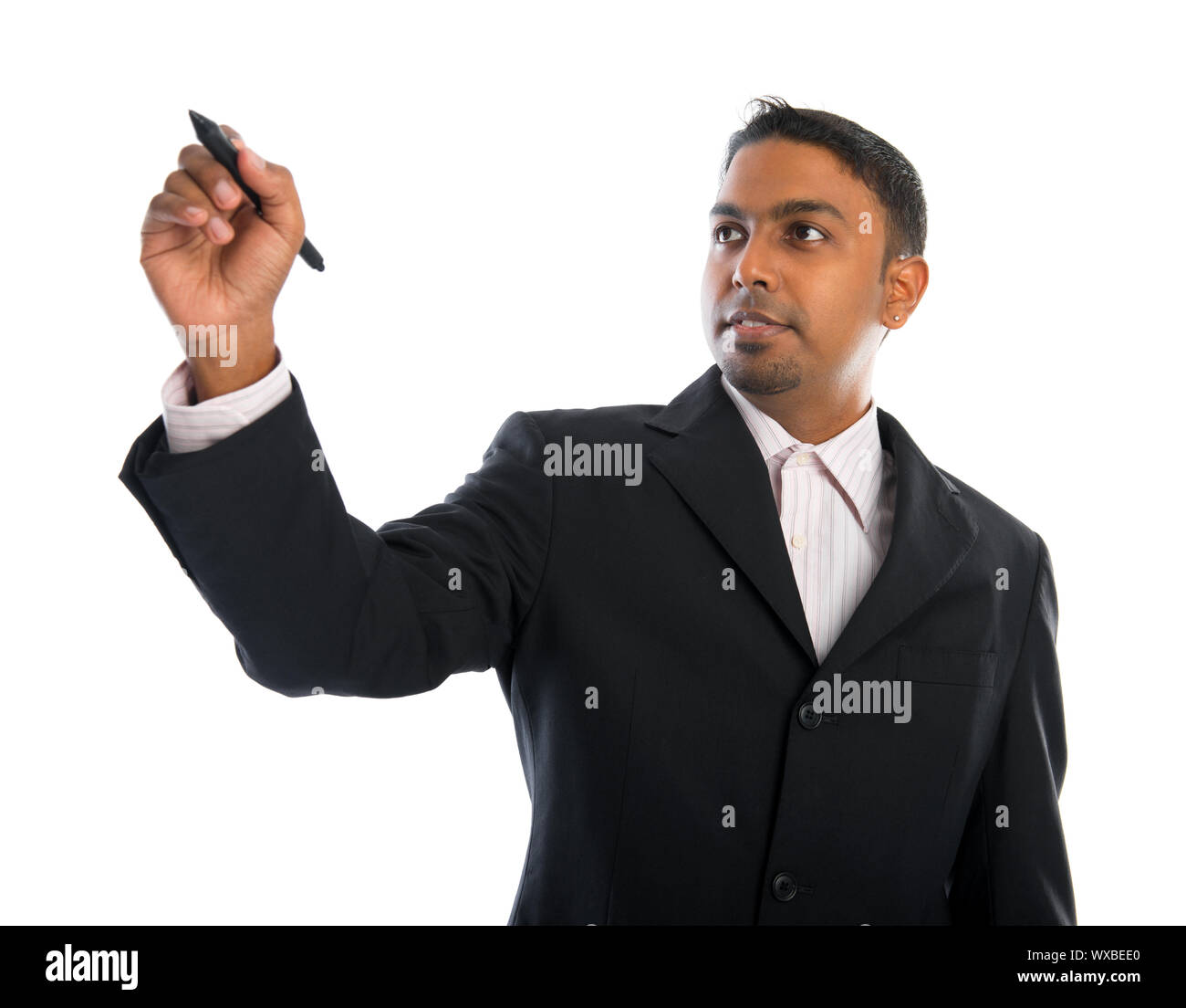 Indian guy drawing hi-res stock photography and images - Alamy