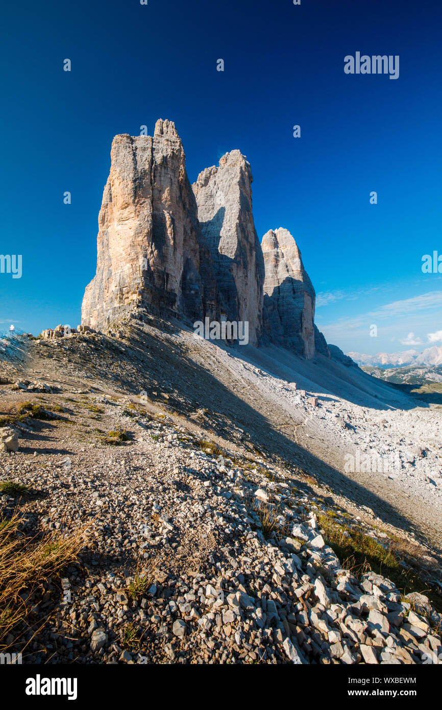 Dolomites Alps, Three Merlons, Drei Zinnen, South Tyrol, Italy Stock ...