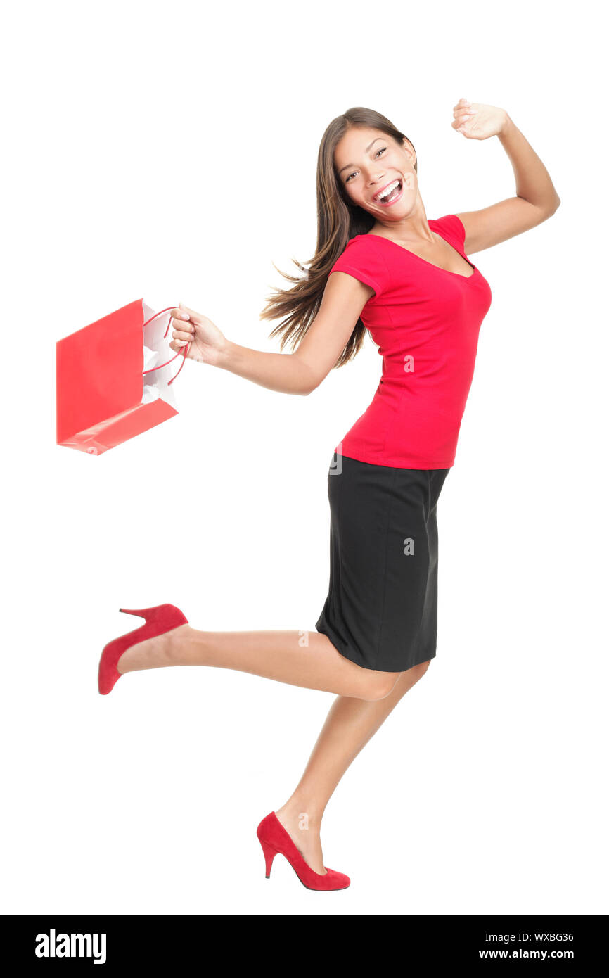 Boxing day shopping in Cut Out Stock Images & Pictures - Alamy