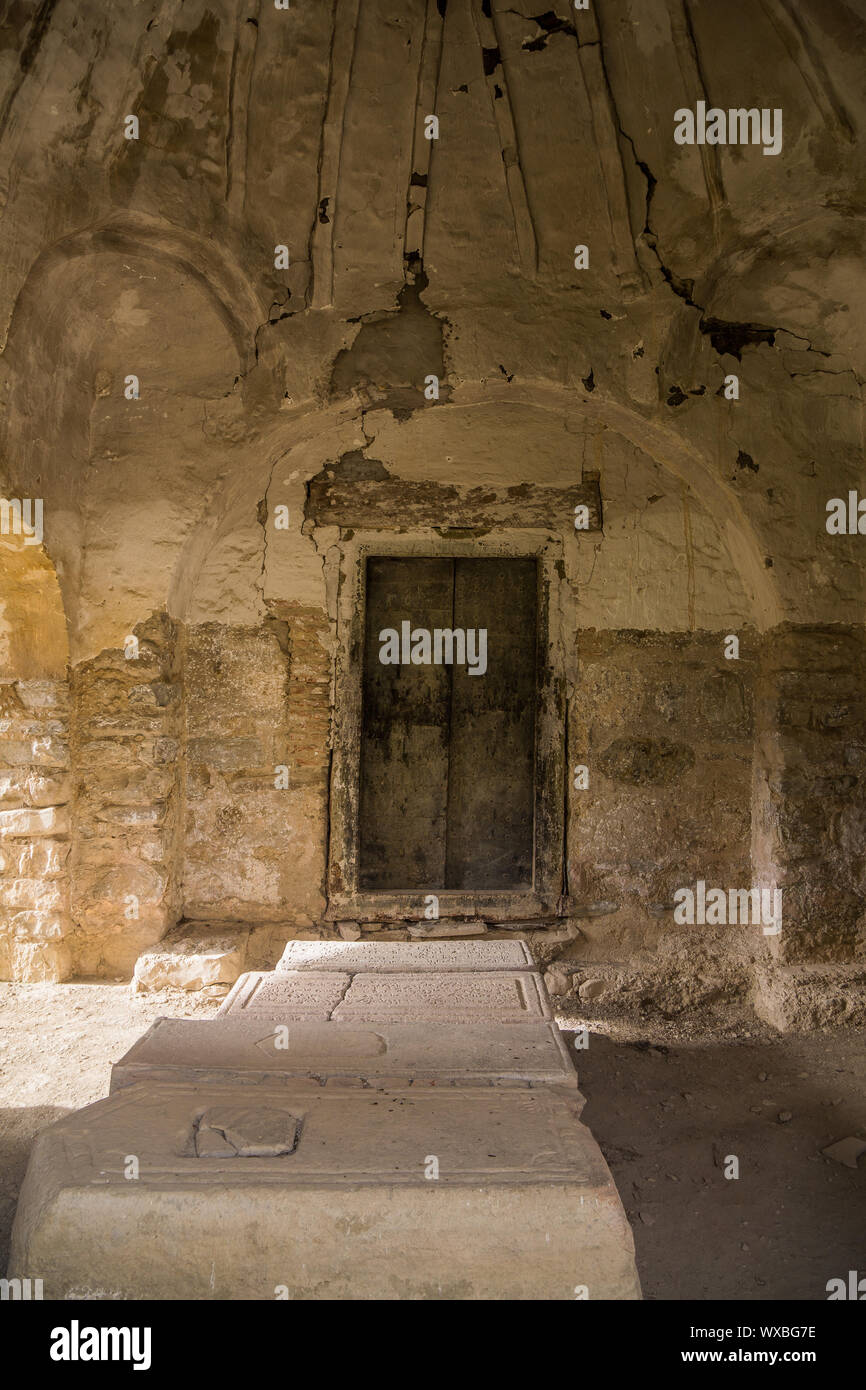 entrance of medieval monastery Stock Photo - Alamy