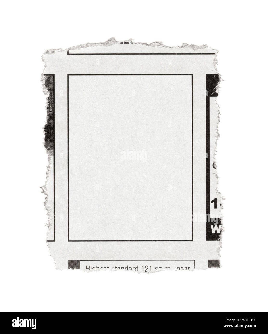 Newspaper front page blank hi-res stock photography and images - Alamy