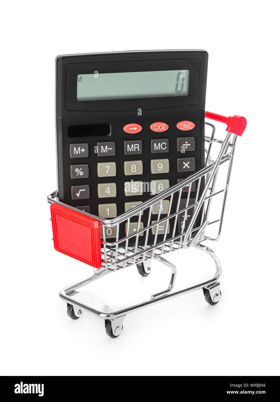 Calculator trolley concept in hi-res stock photography and images - Alamy