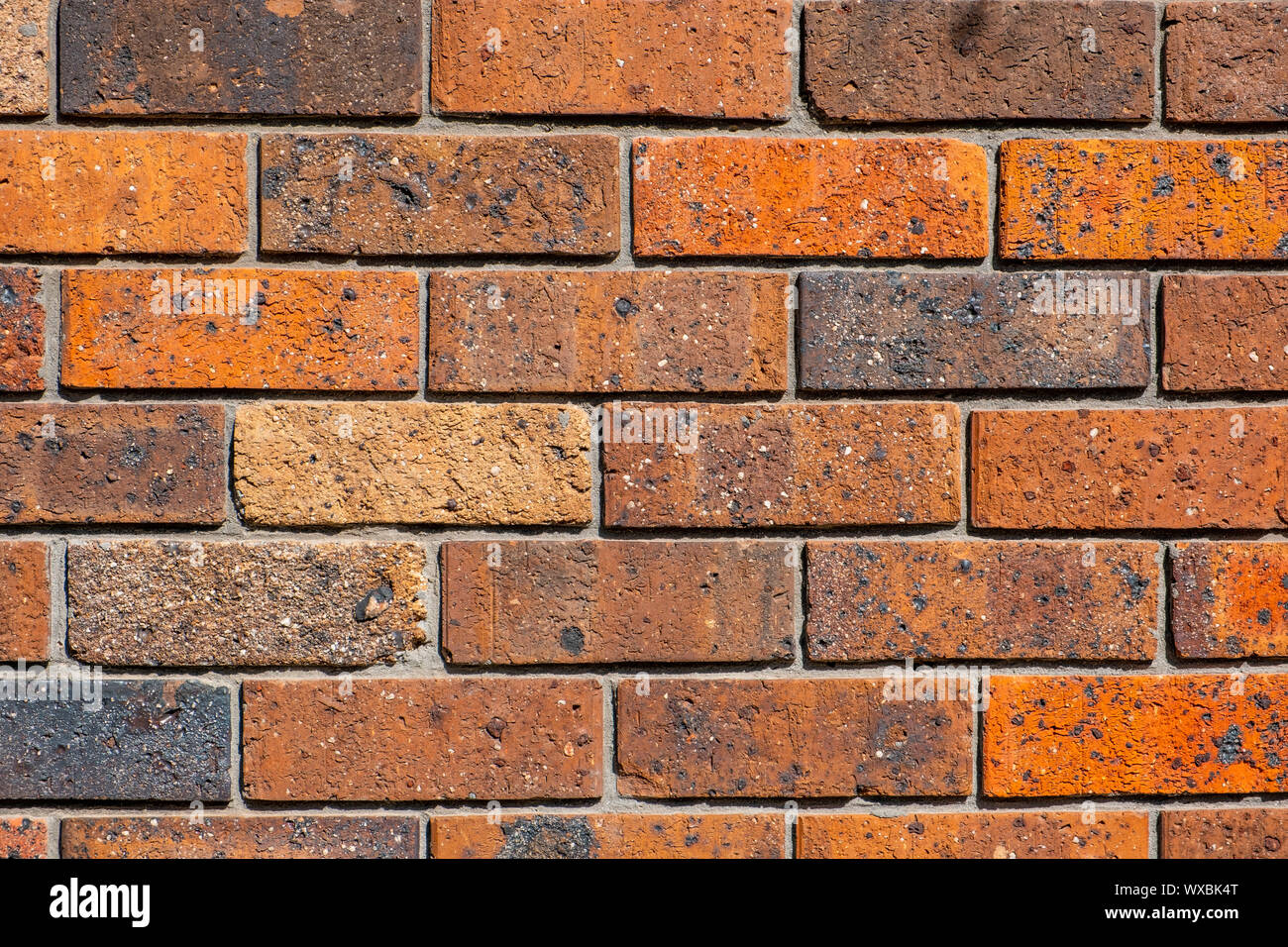 Orange bricks wall hi-res stock photography and images - Alamy