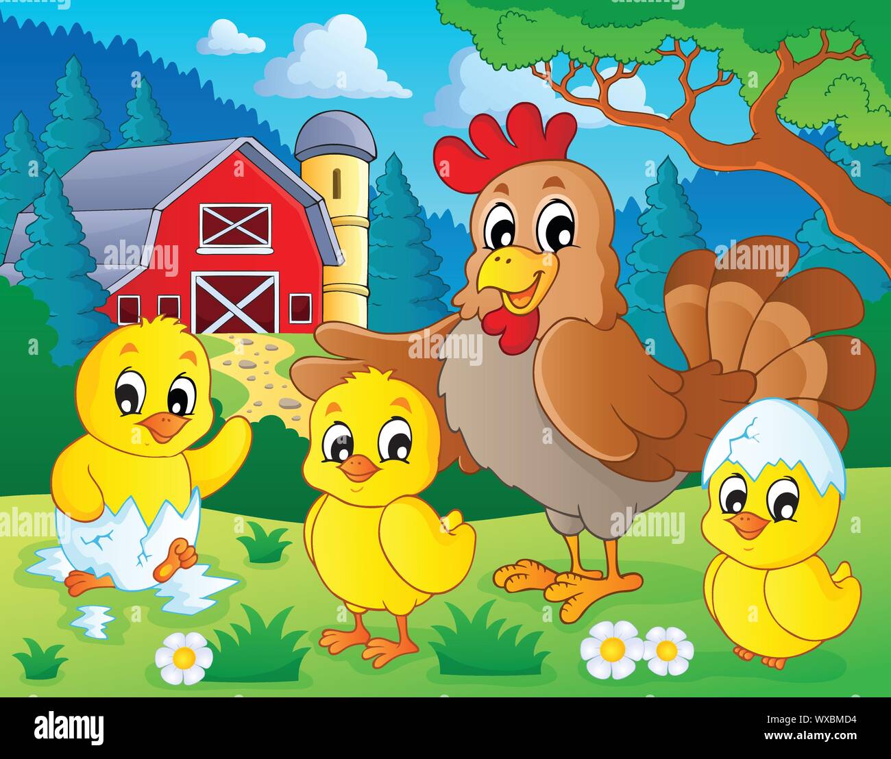 Farm animals theme image 7 Stock Vector Image & Art - Alamy