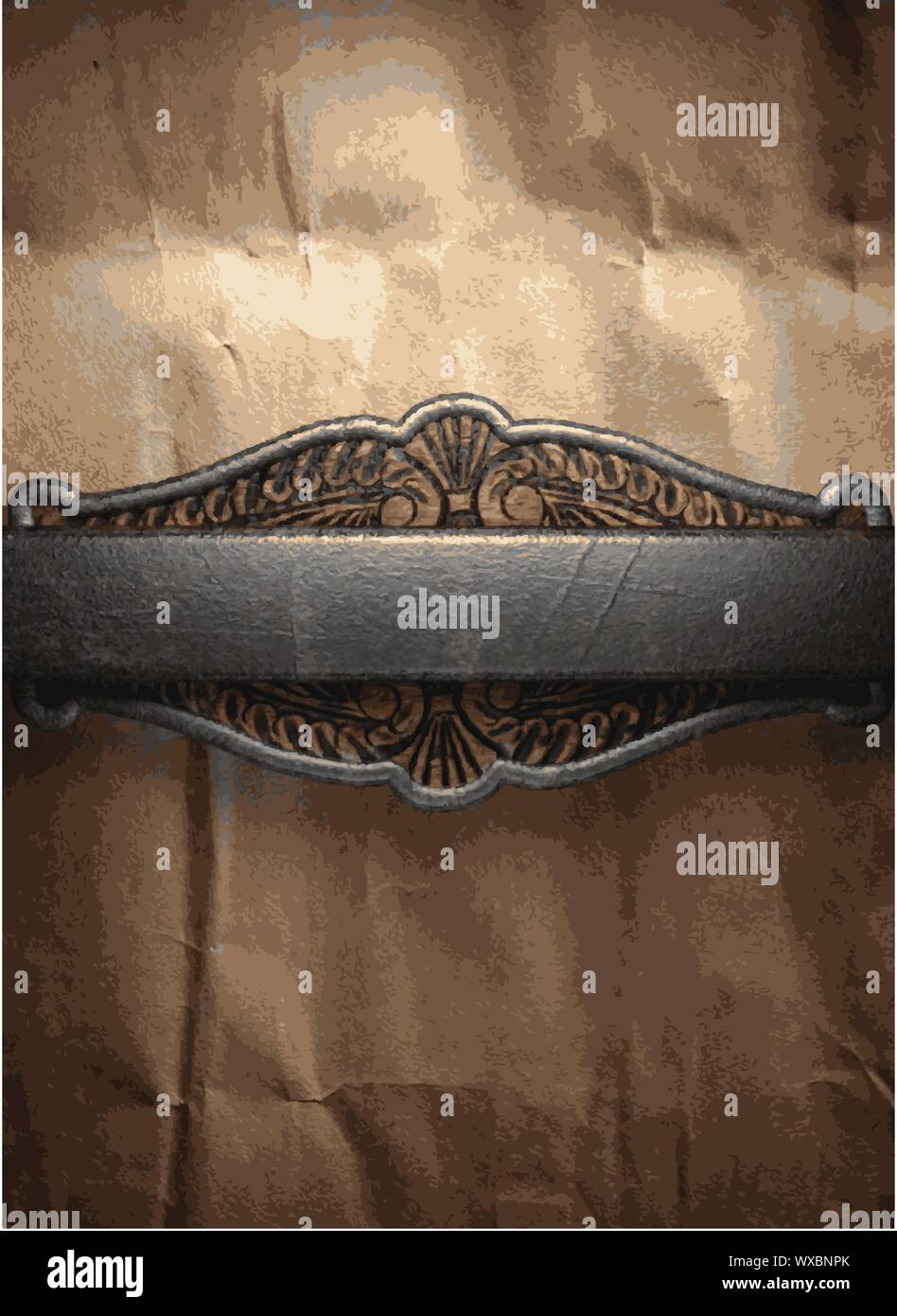 metal and paper background Stock Vector Image & Art - Alamy