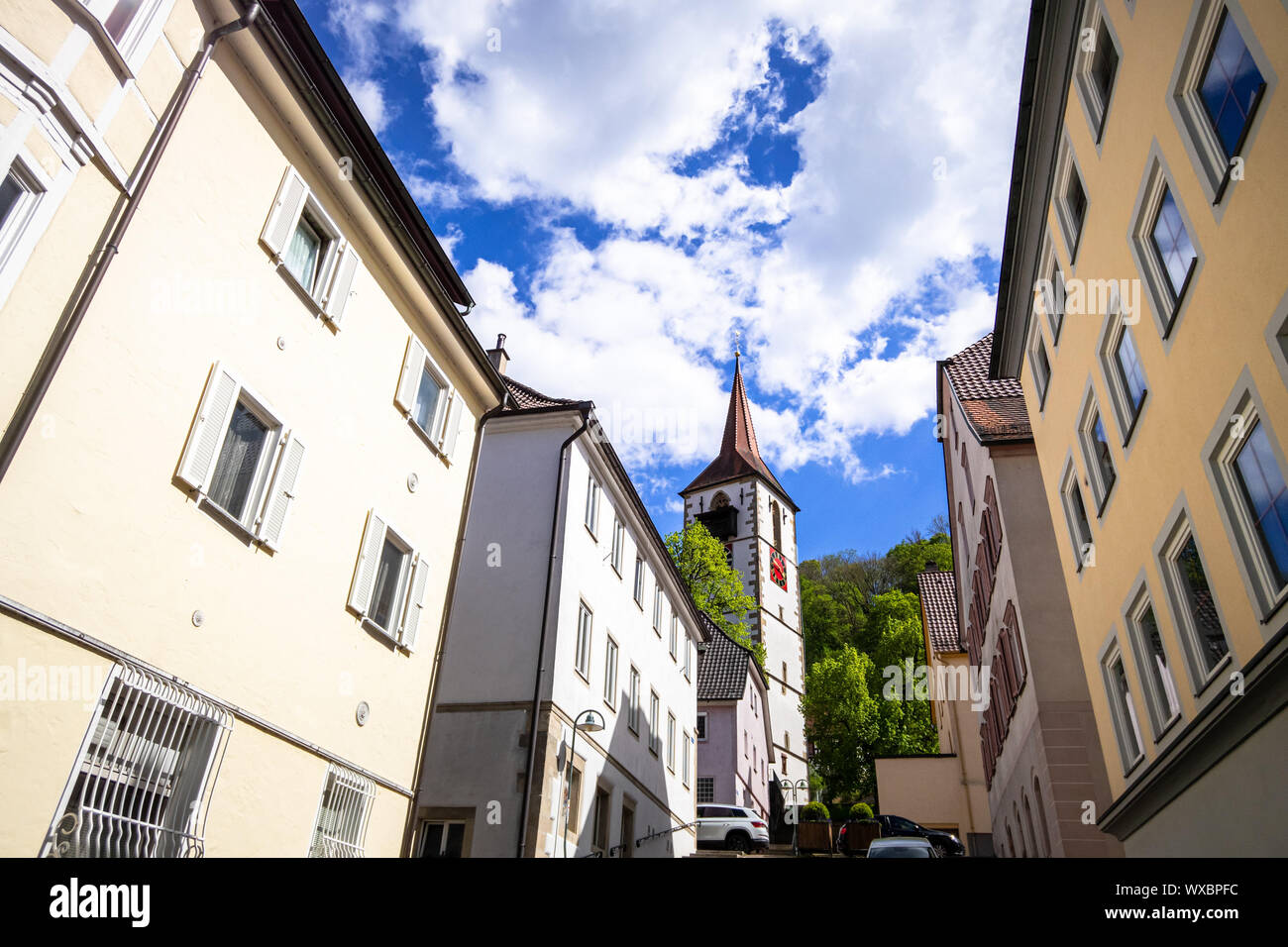 Old village church german hi-res stock photography and images - Alamy