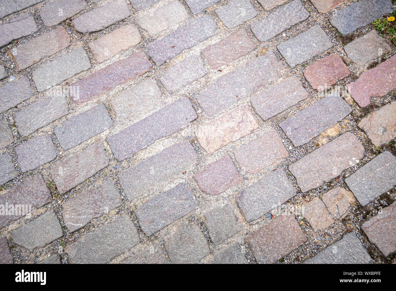 cobblestone street background texture Stock Photo - Alamy