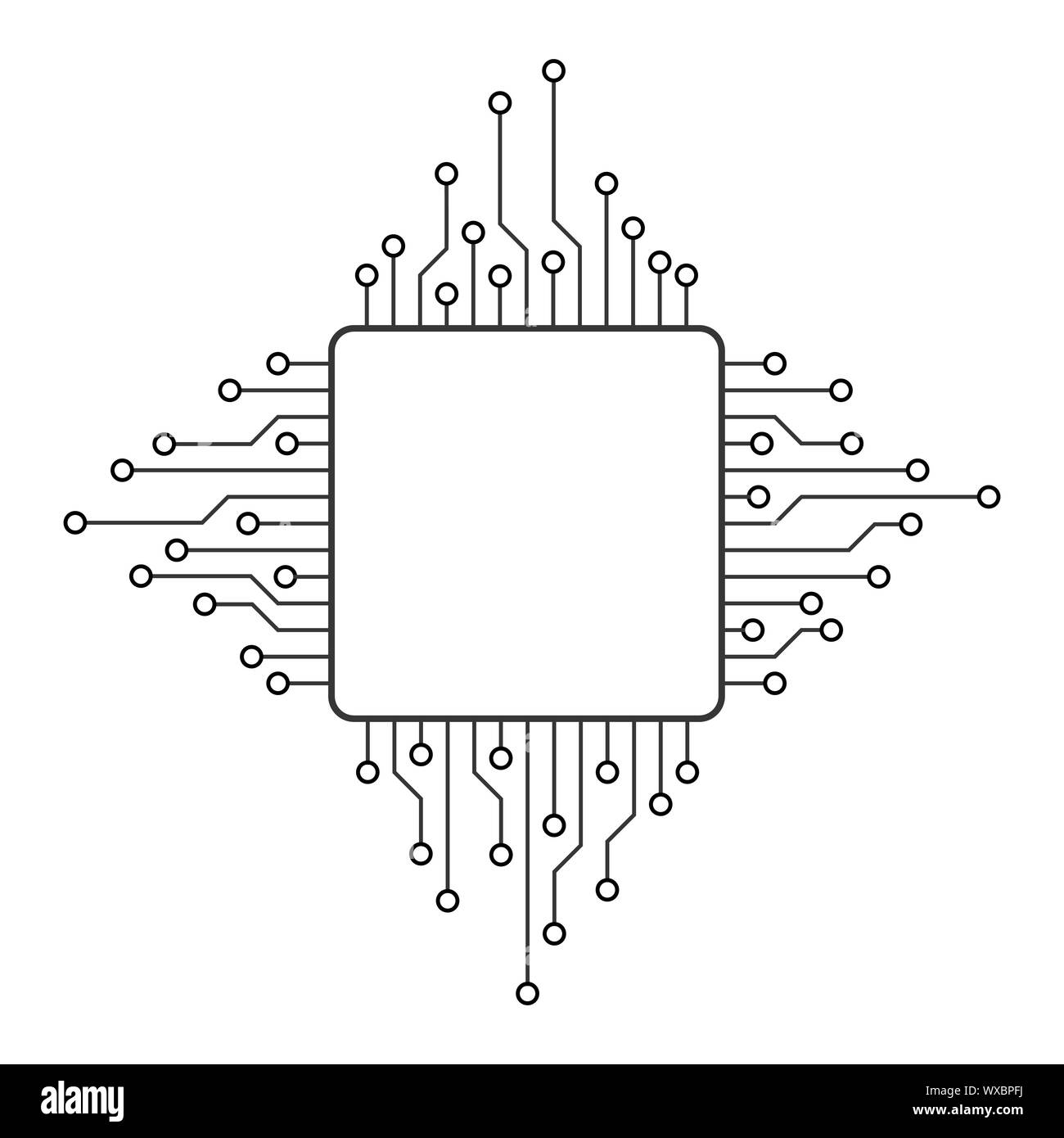 Technology frame Cut Out Stock Images & Pictures - Alamy