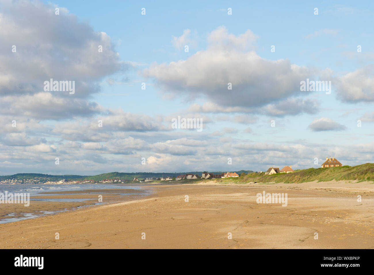 Empty beach in Normandy France Stock Photo - Alamy
