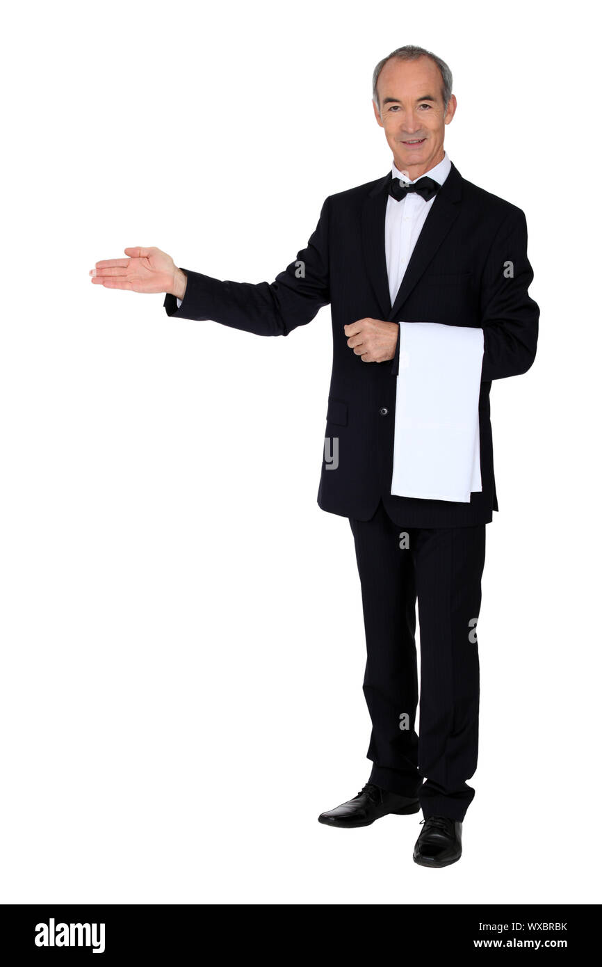 Bald waiter hi-res stock photography and images - Alamy