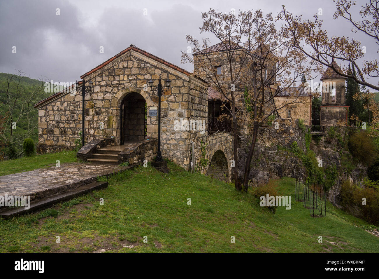 entrance of Motsameta Monastery Stock Photo - Alamy