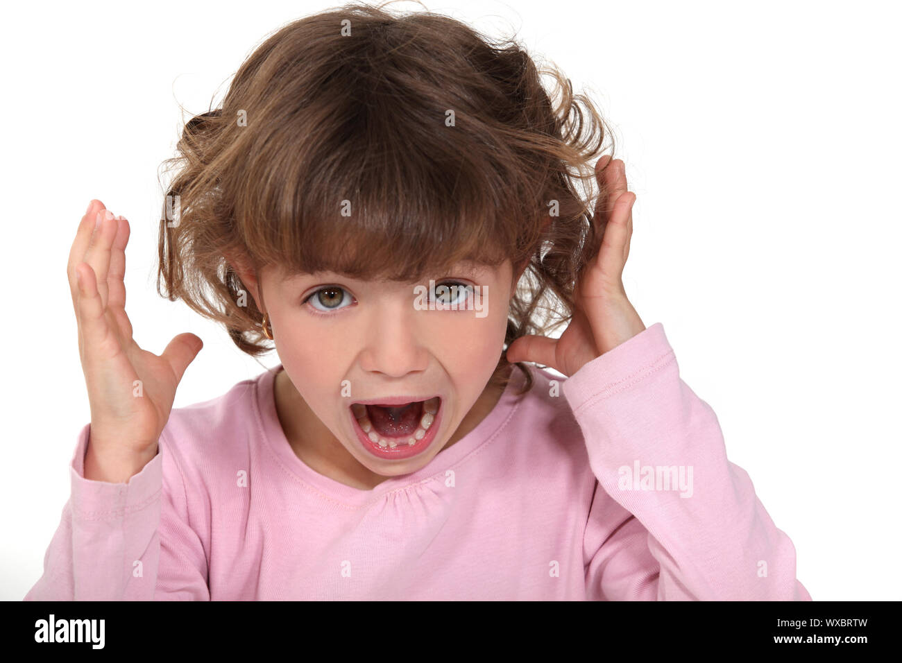 A child screaming Stock Photo - Alamy
