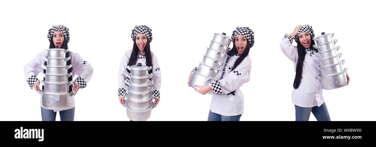 Various cooking pots Cut Out Stock Images & Pictures - Alamy