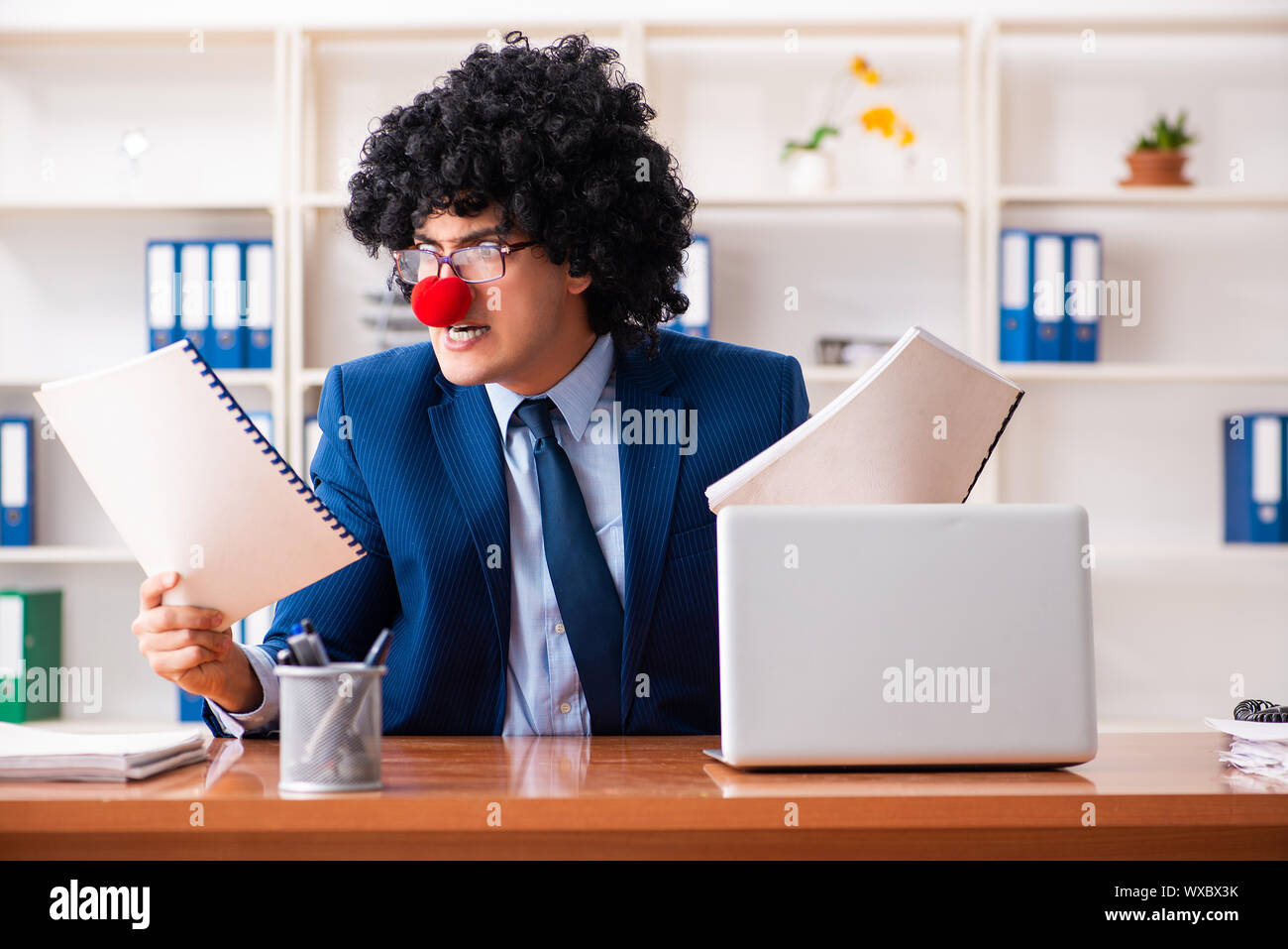 Joker reading hi-res stock photography and images - Alamy