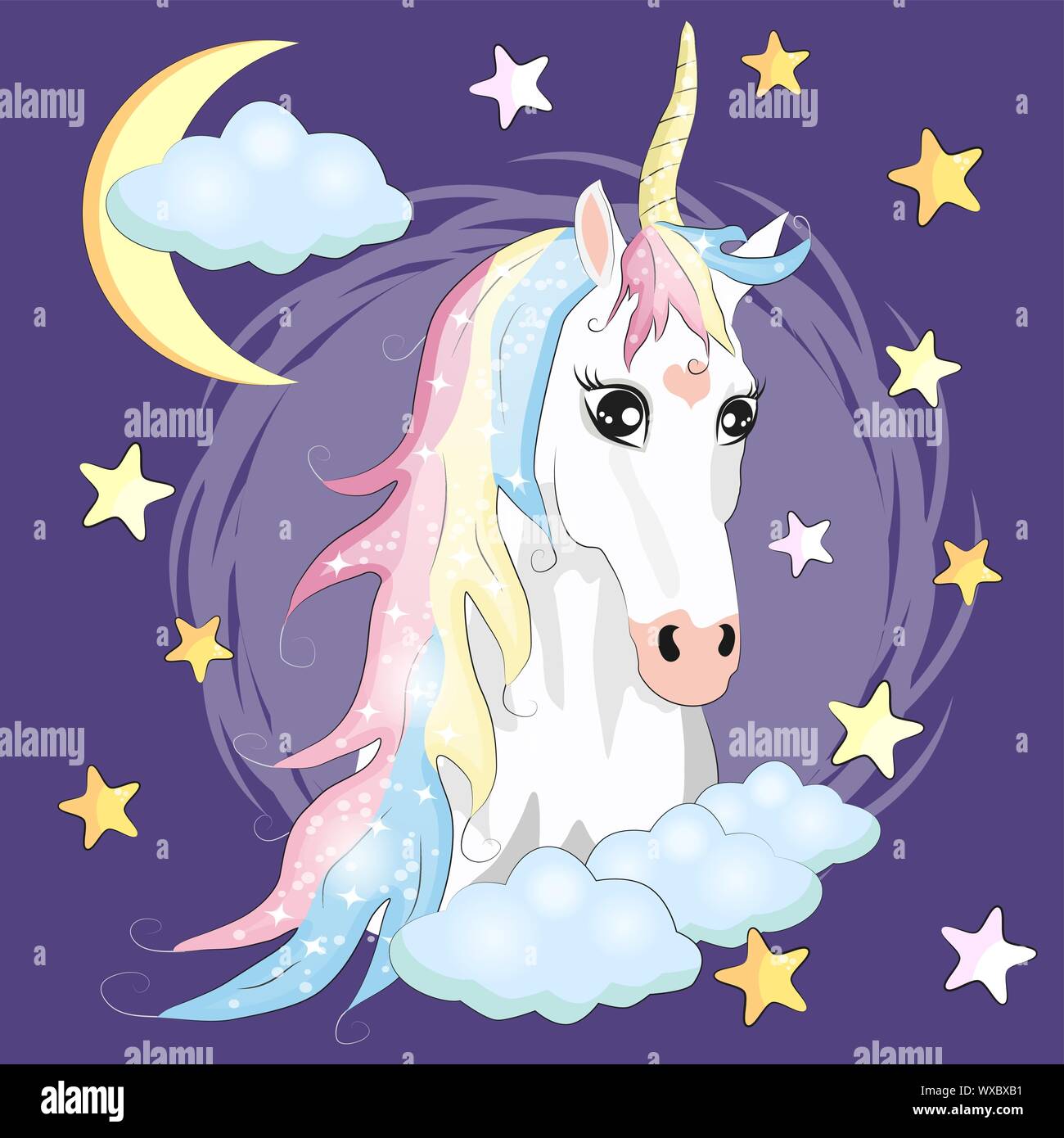 Pastel Goth Sky Background