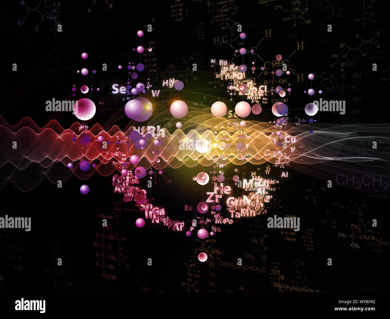Composition of chemistry related design elements to serve as a ...