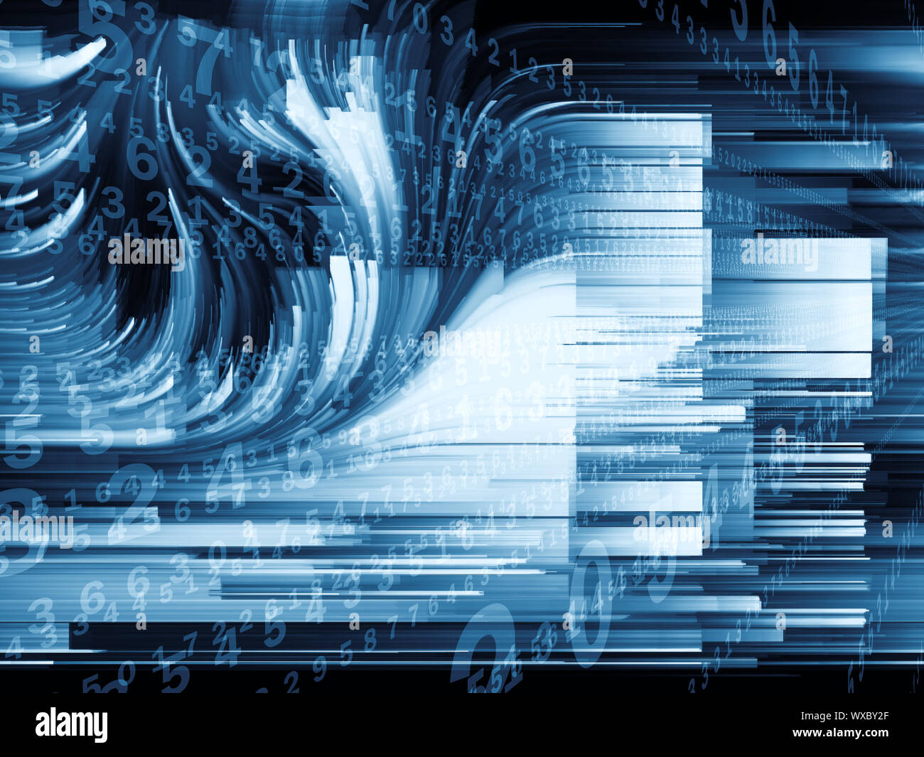 Creative arrangement of geometric screens as a concept metaphor on ...