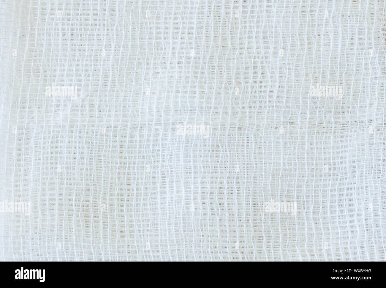 White gauze texture close up photo as background Stock Photo - Alamy