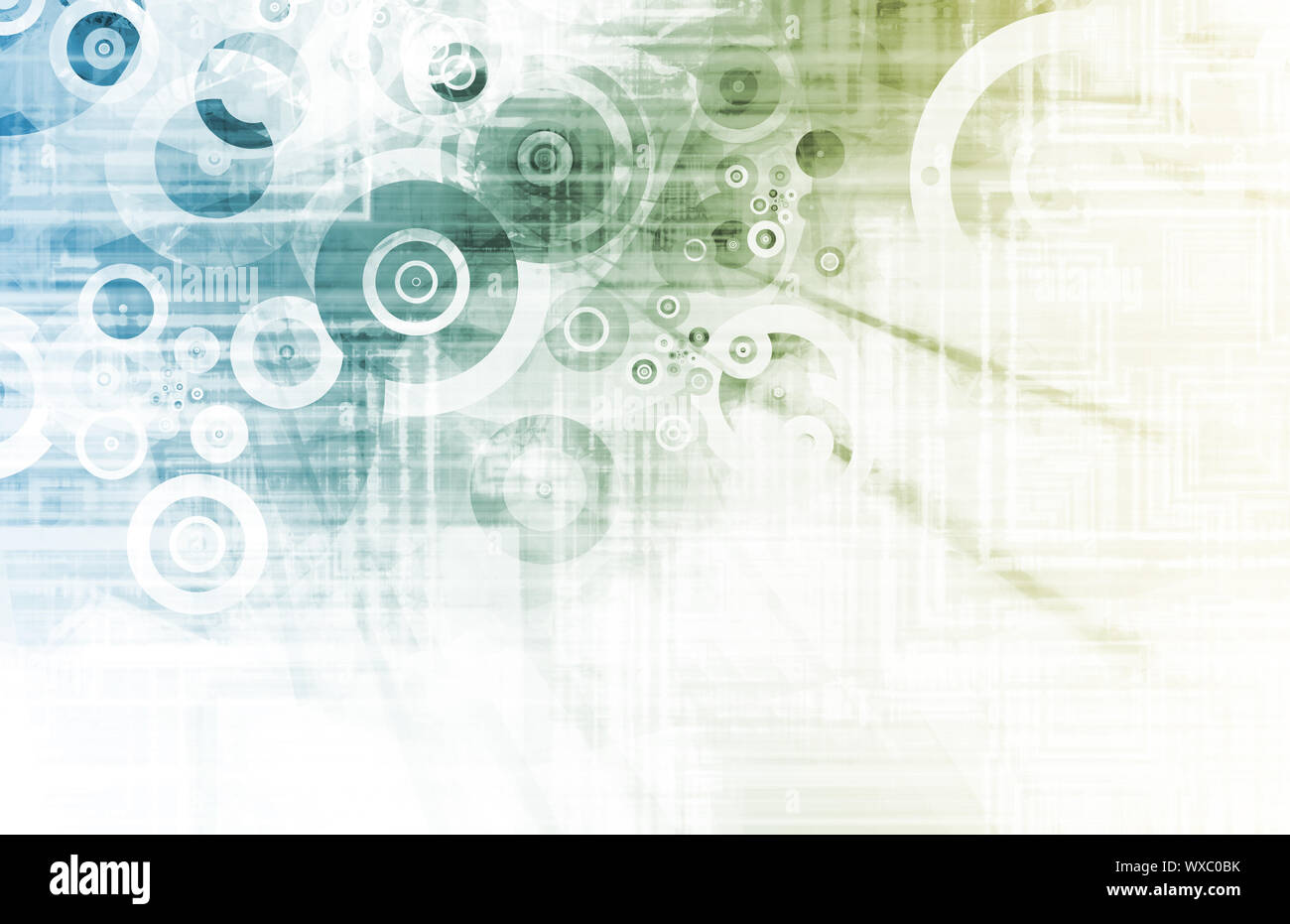 Futuristic Tech Design on a White Background Stock Photo - Alamy