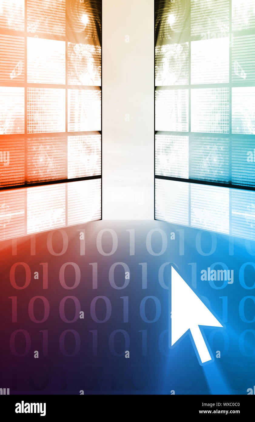 Exploring the Internet as a Creative Concept Art Stock Photo - Alamy