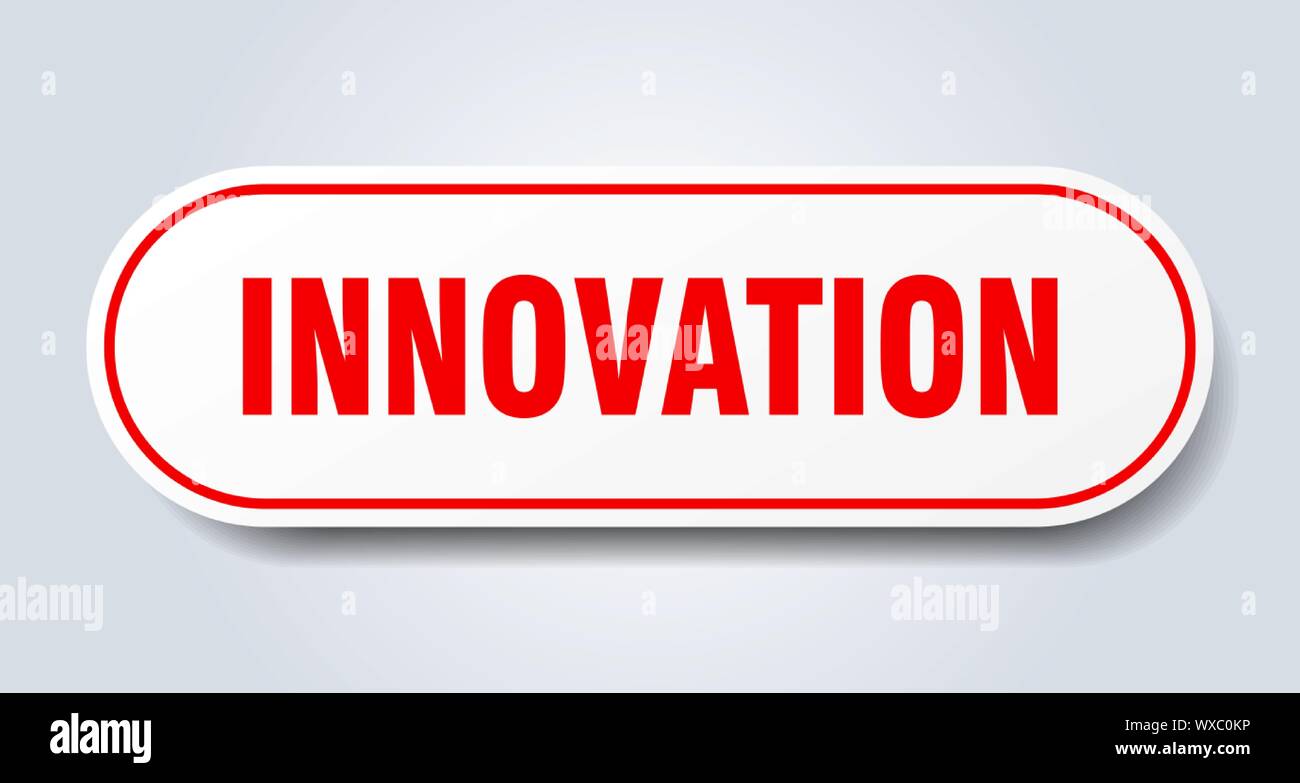innovation sign. innovation rounded red sticker. innovation Stock ...