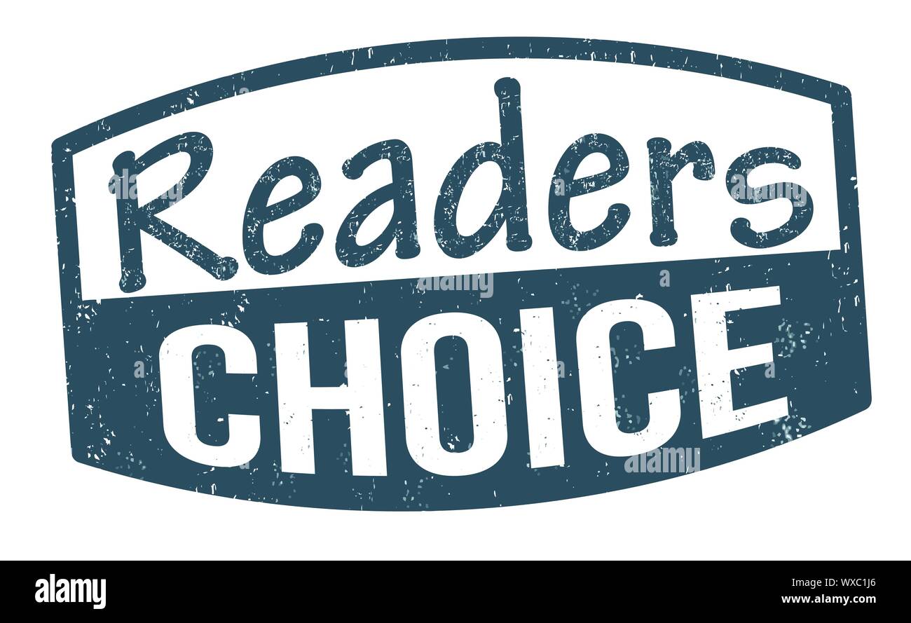 Readers choice sign or stamp on white background, vector illustration ...