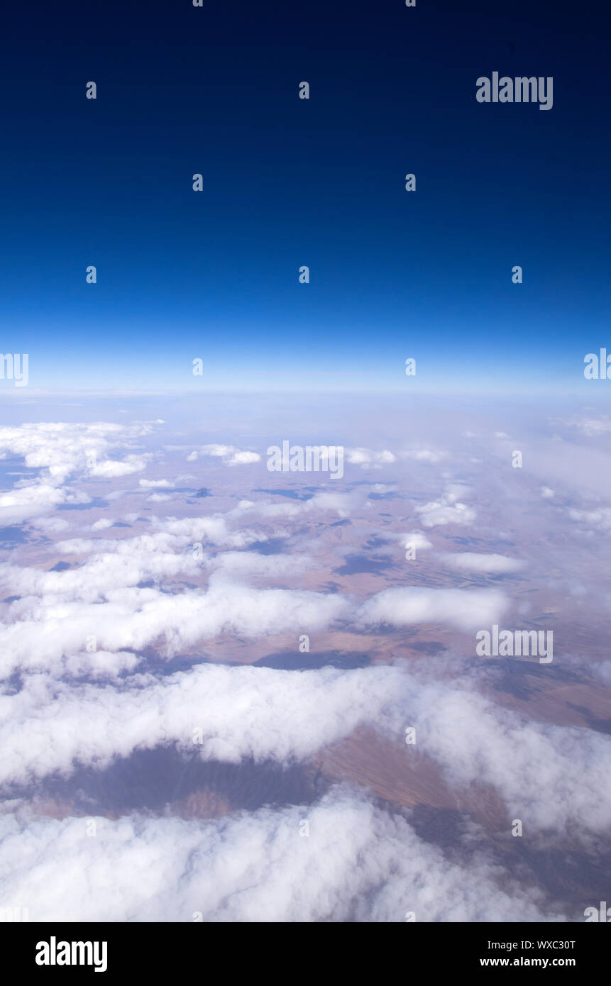 Aerial sky and clouds background Stock Photo - Alamy