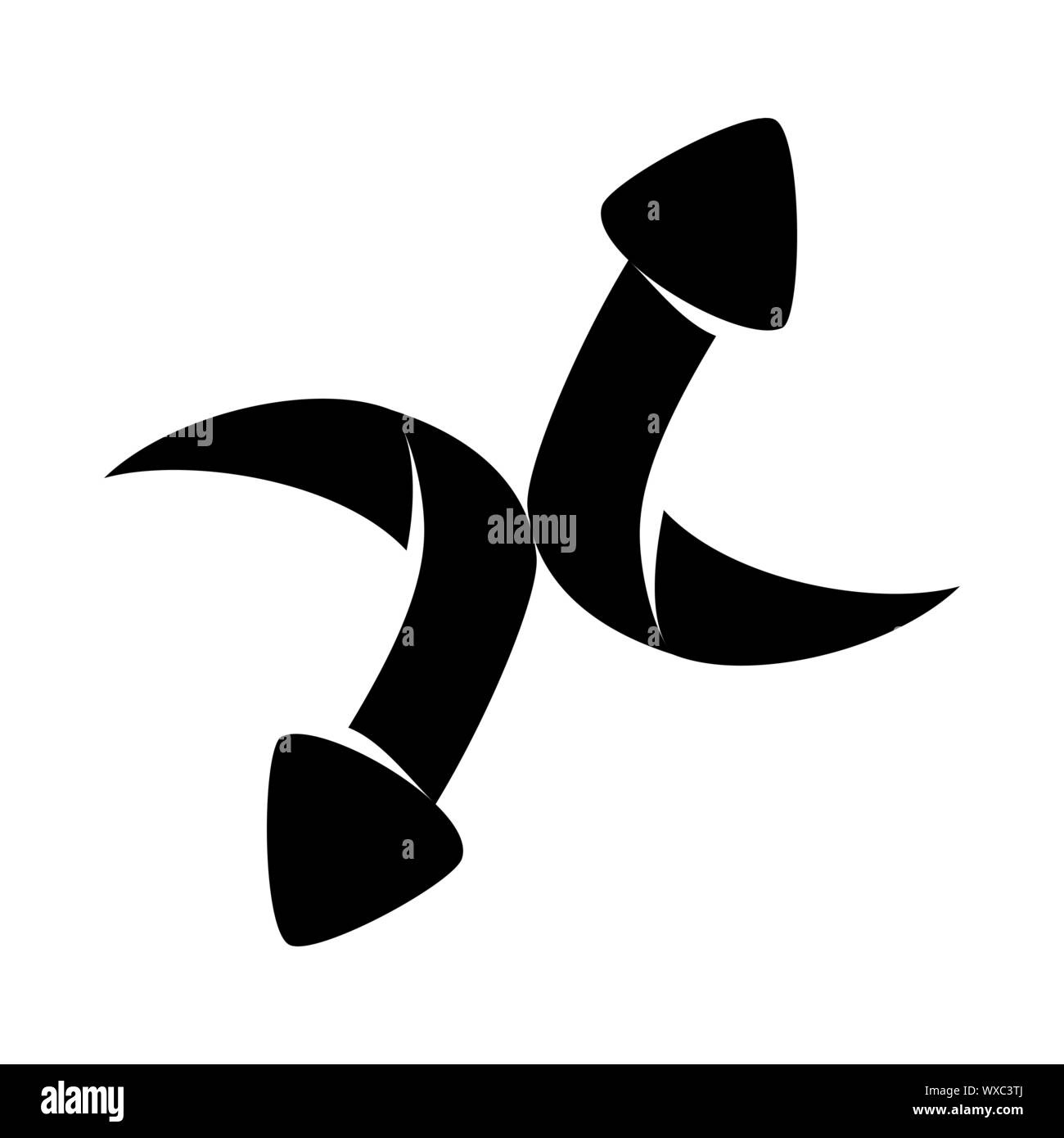 Transfer Exchange Arrow Direction Vector Black Color Isolated Stock ...