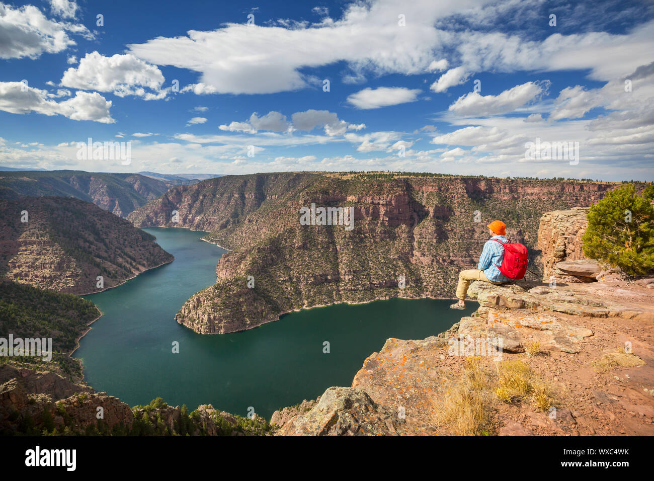Red canyon overlook flaming gorge hi-res stock photography and images ...