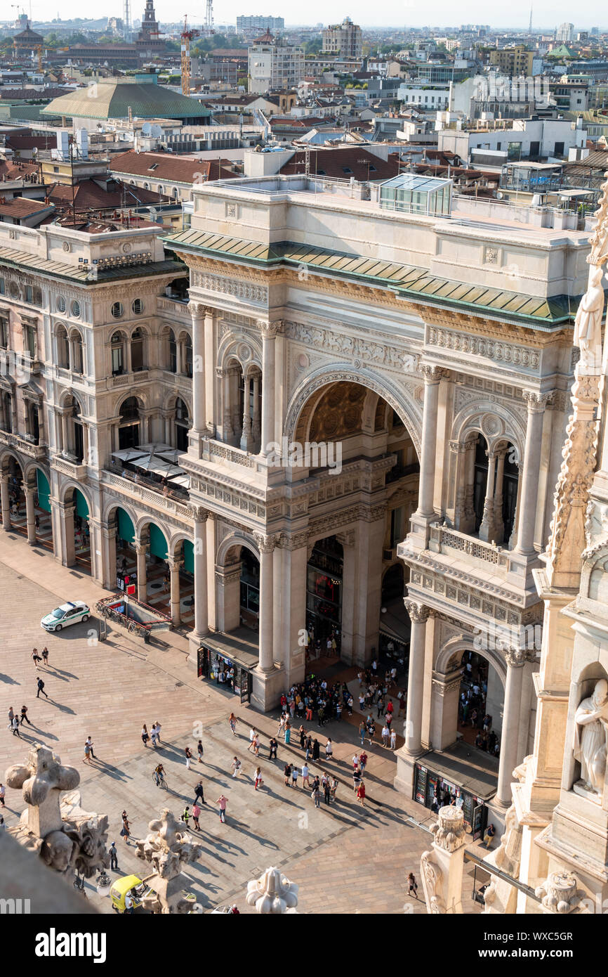 Milan aerial hi-res stock photography and images - Alamy