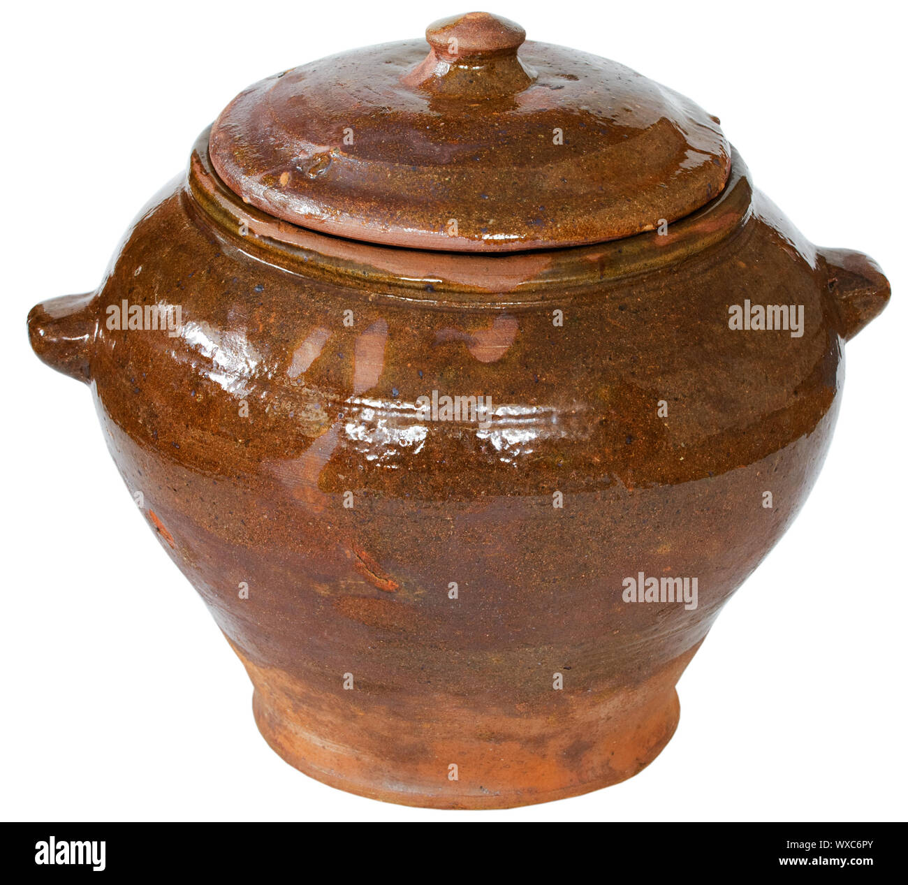 Empty brown clay containers hi-res stock photography and images - Alamy