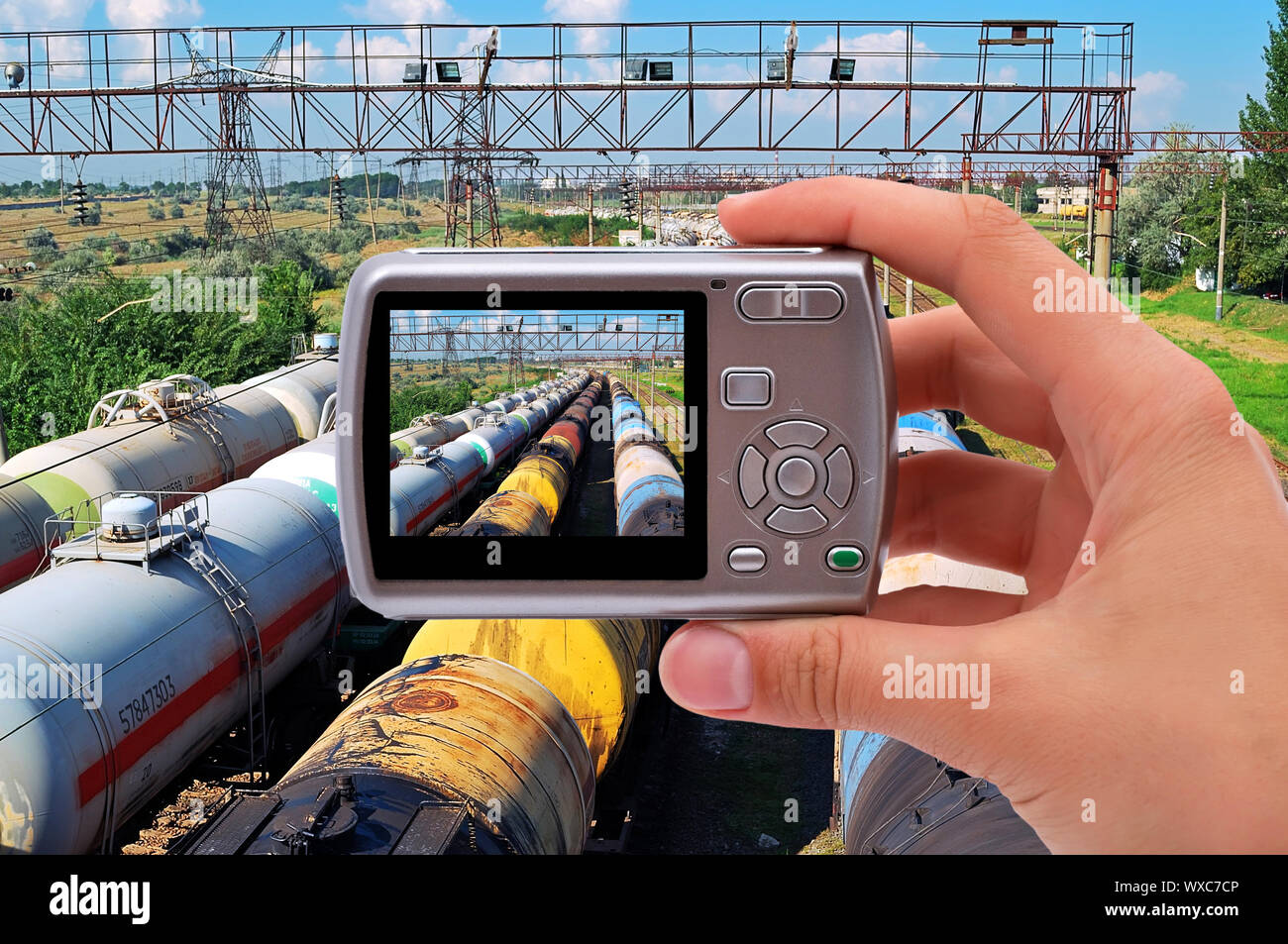 Train container camera hi-res stock photography and images - Alamy