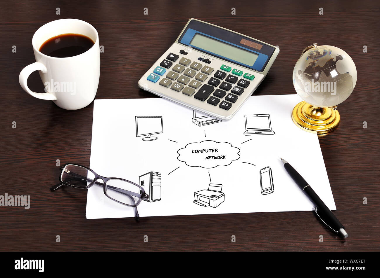 Businessman drawing printer on hi-res stock photography and images - Alamy