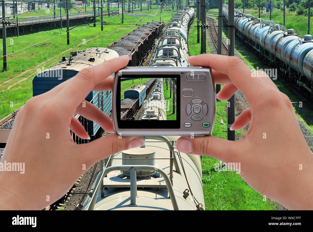 Train container camera hi-res stock photography and images - Alamy