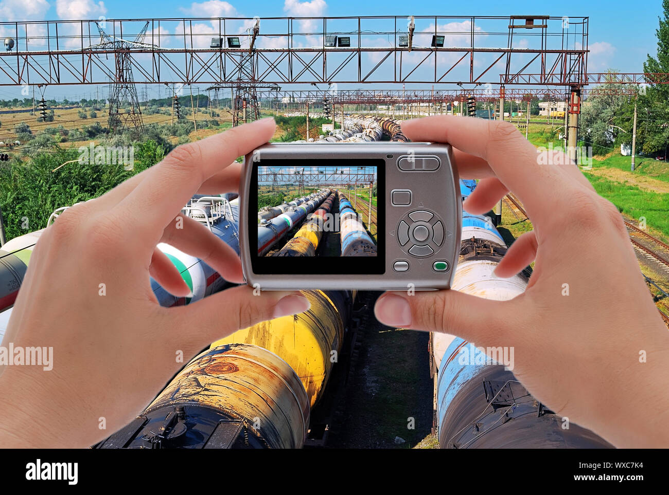 Train container camera hi-res stock photography and images - Alamy