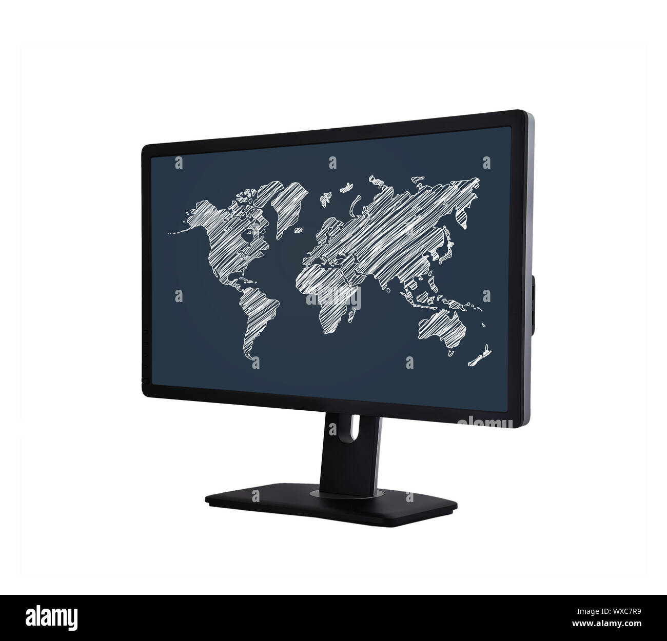 Map design computer desktop hi-res stock photography and images - Alamy