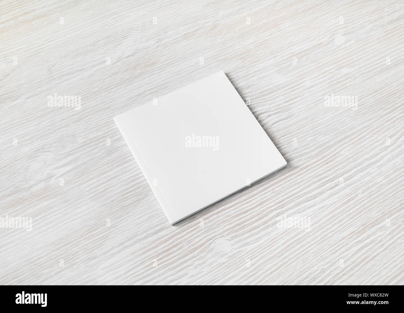Blank square brochure Stock Photo - Alamy