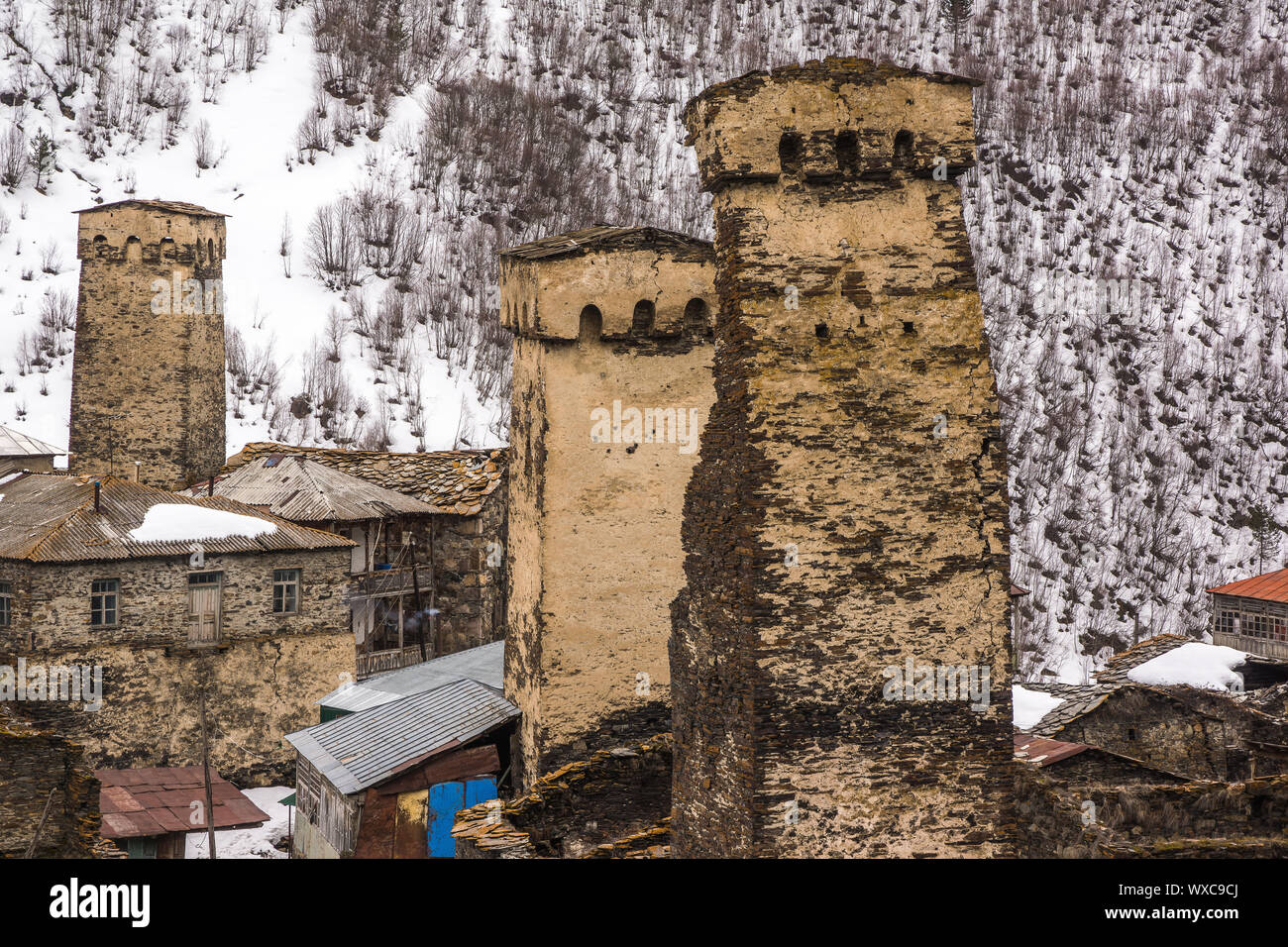 famous ancient defense towers Stock Photo - Alamy