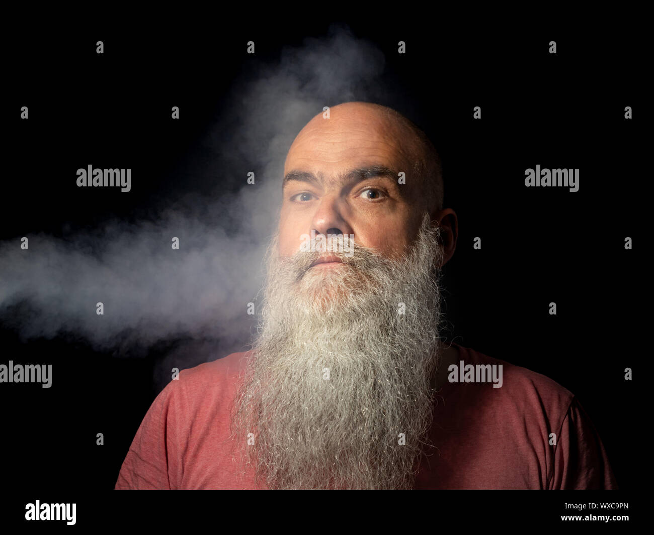 Face in the smoke hi-res stock photography and images - Alamy