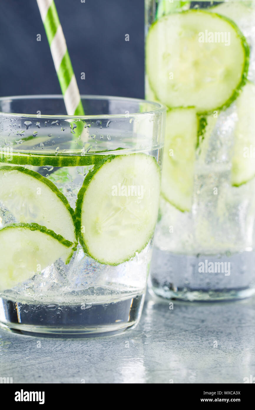 Food diet nutrition cucumber mint hi-res stock photography and images ...
